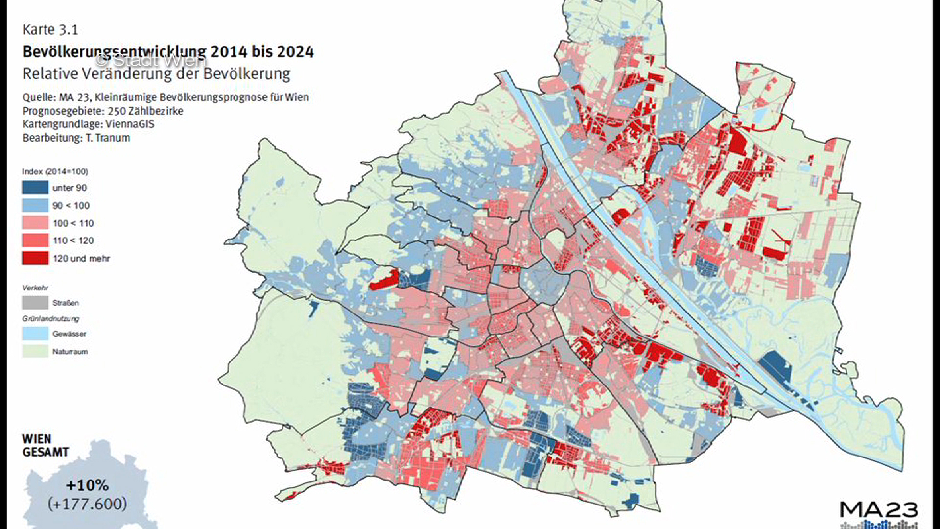 Wien wächst schneller als gedacht - W24
